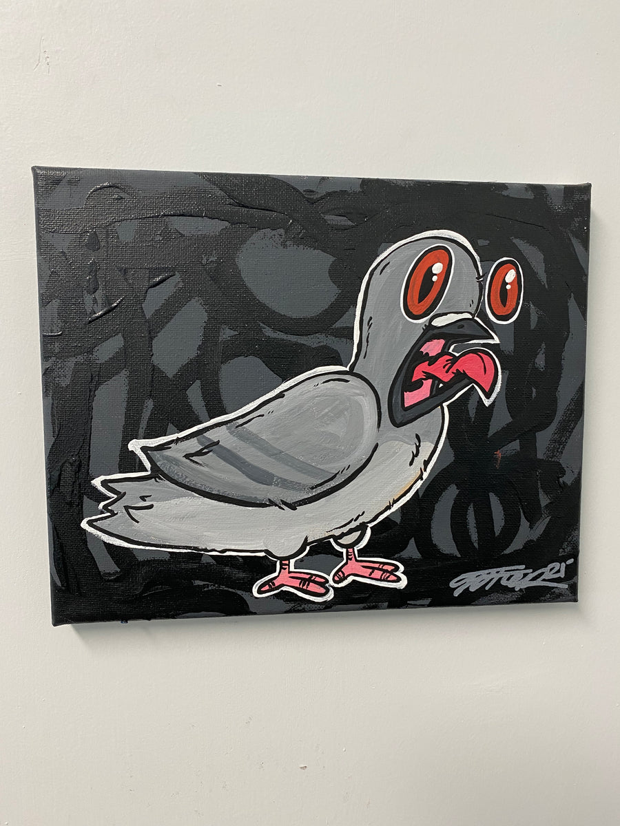 ROCK DOVE PIGEON SQUAWK! – Gutterdoodles